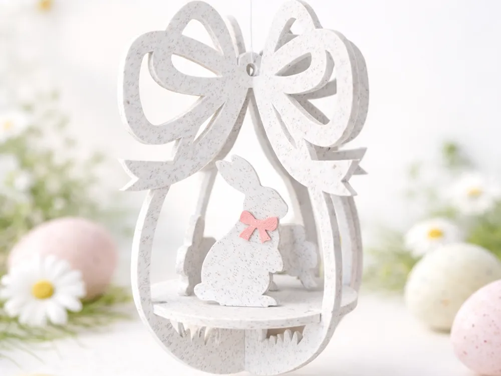 Easter Egg Ornament Kit Card - Free 3D Print Model - MakerWorld