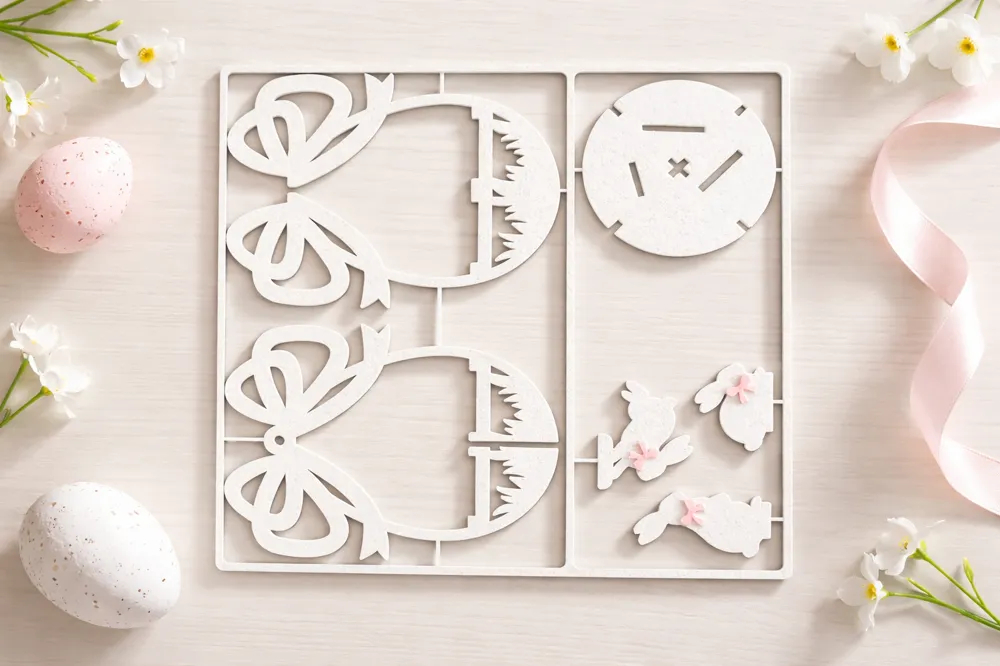 Easter Egg Ornament Kit Card - Free 3D Print Model - MakerWorld