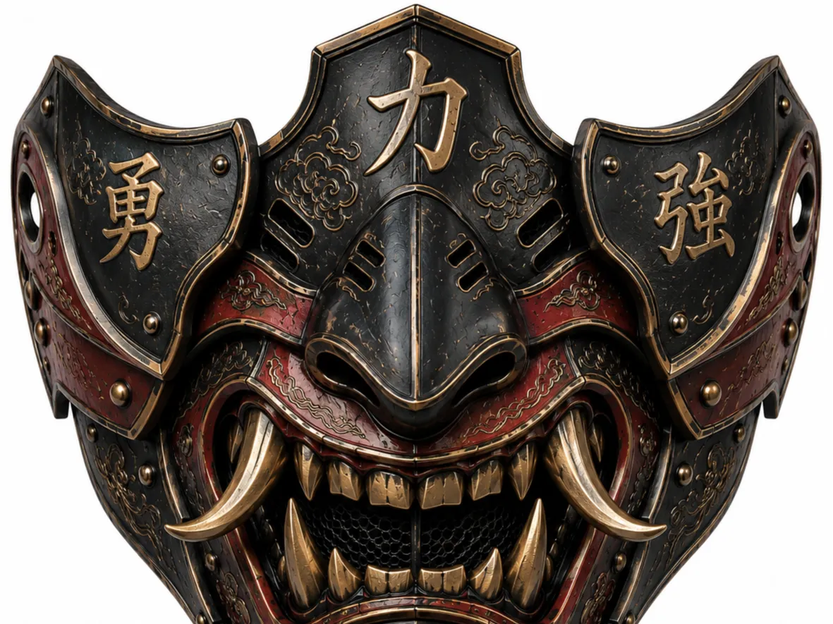 Chinese Oni Mask - Free 3D Print Model - MakerWorld
