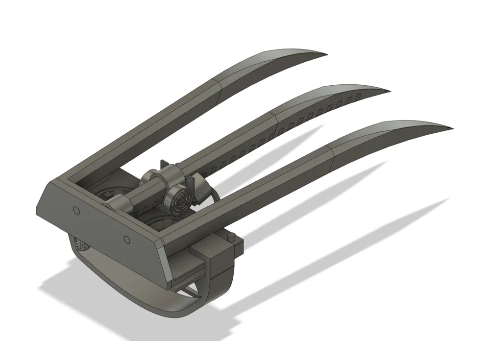 Wolverine Claws -Retractable,Spring-loaded,Trigger by shawn.mek ...