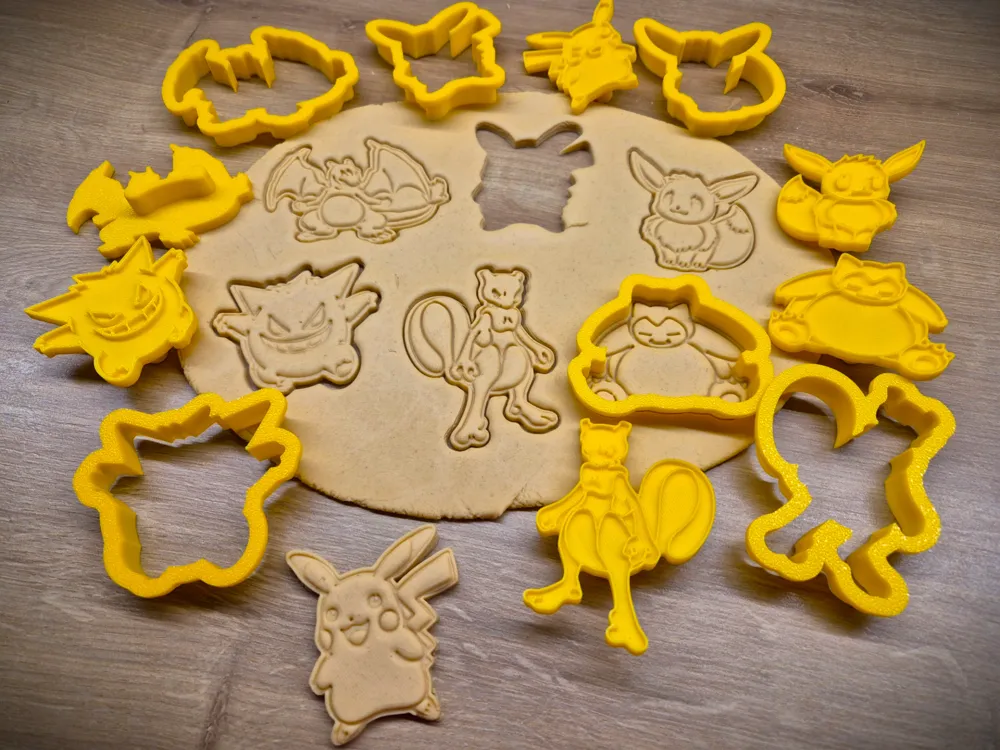 Cortadores de Galletas – Pokémon Pikachu, Eevee, Charizard - Modelo de ...