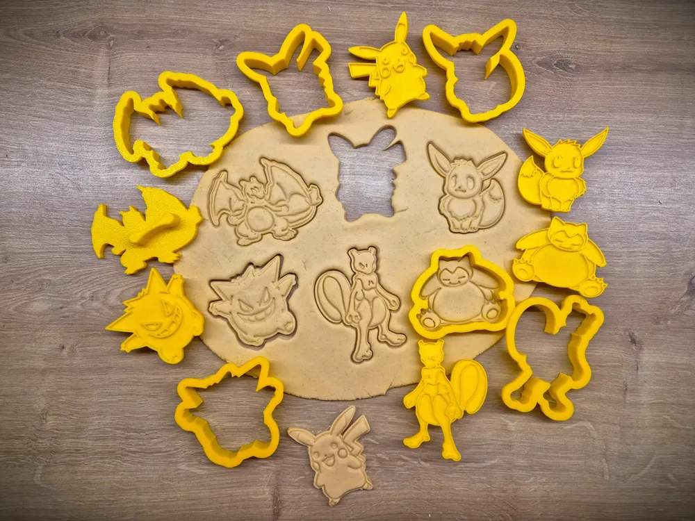 Cortadores de Galletas – Pokémon Pikachu, Eevee, Charizard - Modelo de ...