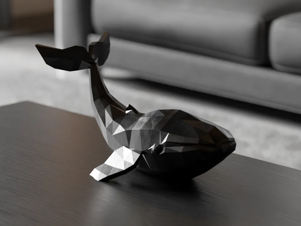Low Poly Whale by Goonmaker MakerWorld: Download Free 3D Models