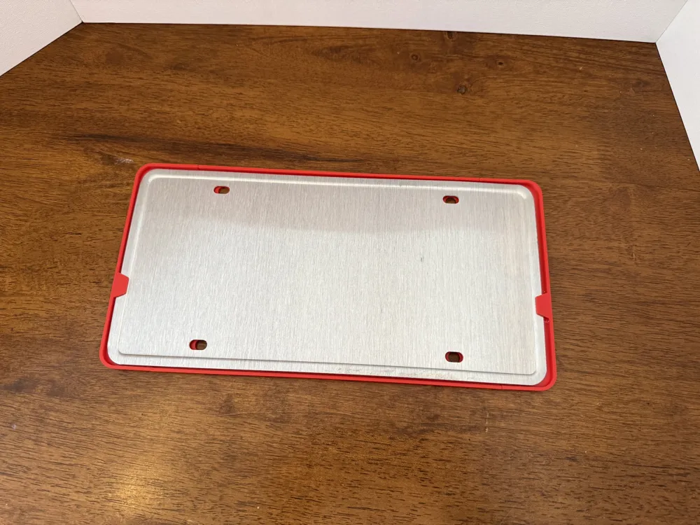 USA 3 Color Flag License Plate Frame - Free 3D Print Model - MakerWorld