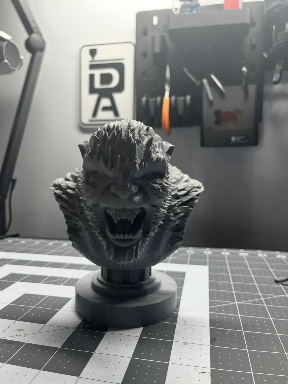 Wolfman bust by DeKorverArt MakerWorld: Download Free 3D Models