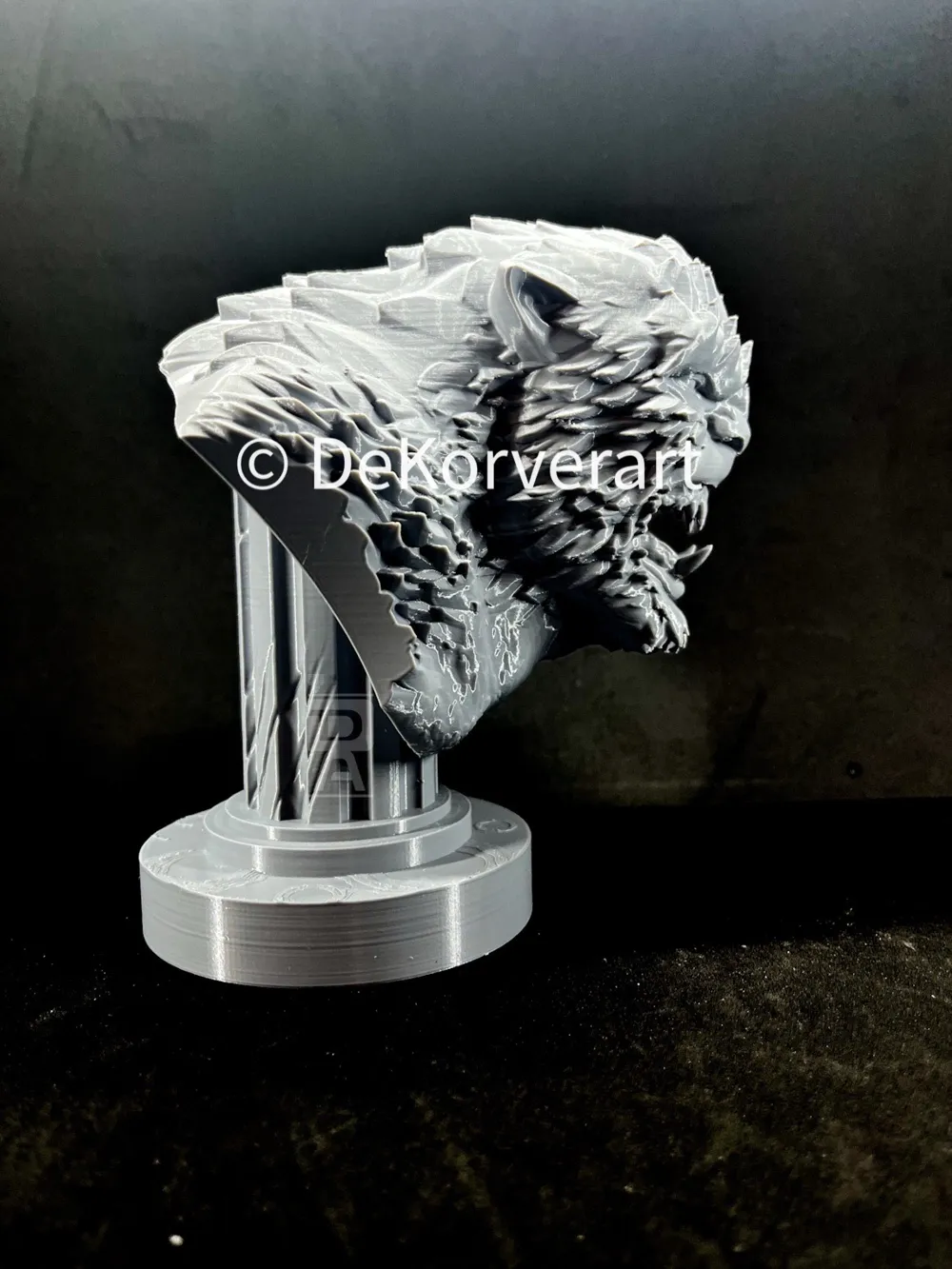 Wolfman bust - Free 3D Print Model - MakerWorld