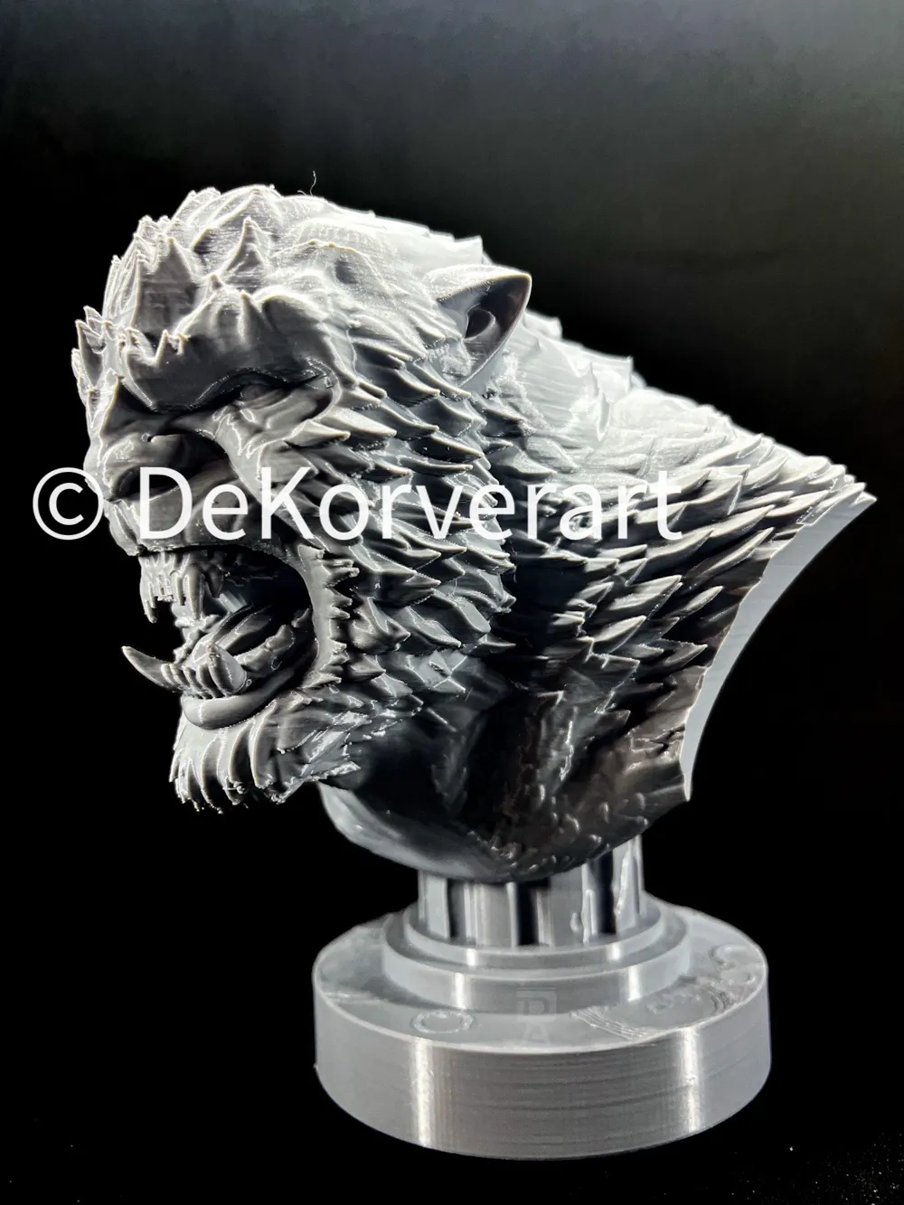 Wolfman bust - Free 3D Print Model - MakerWorld