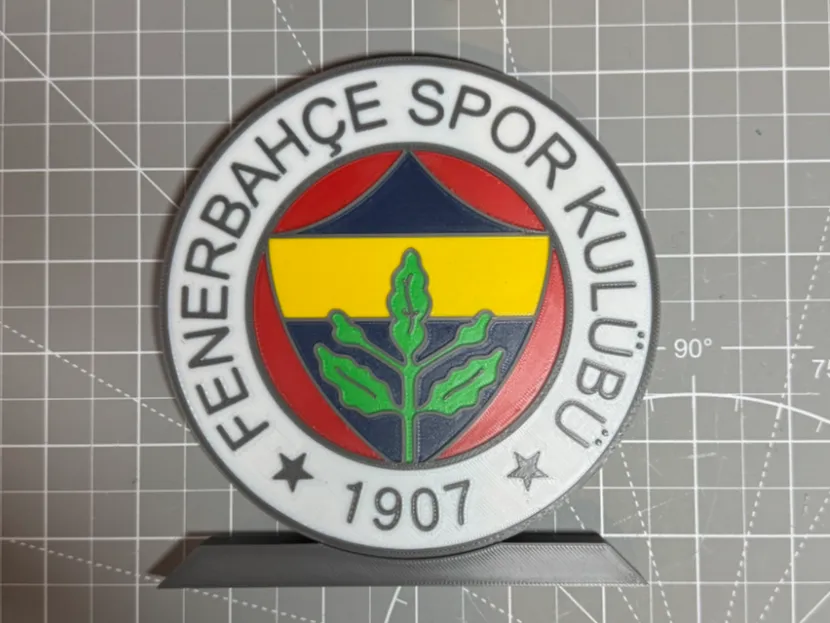 Fenerbahçe Istanbul - Multi-Color Table Stand - Free 3D Print Model ...