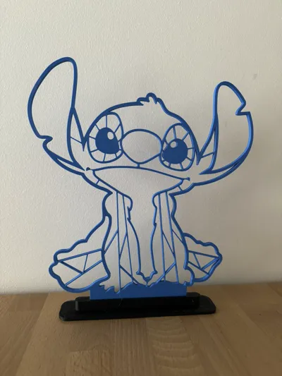 Stitch Low Poly by guillaume76620 - MakerWorld