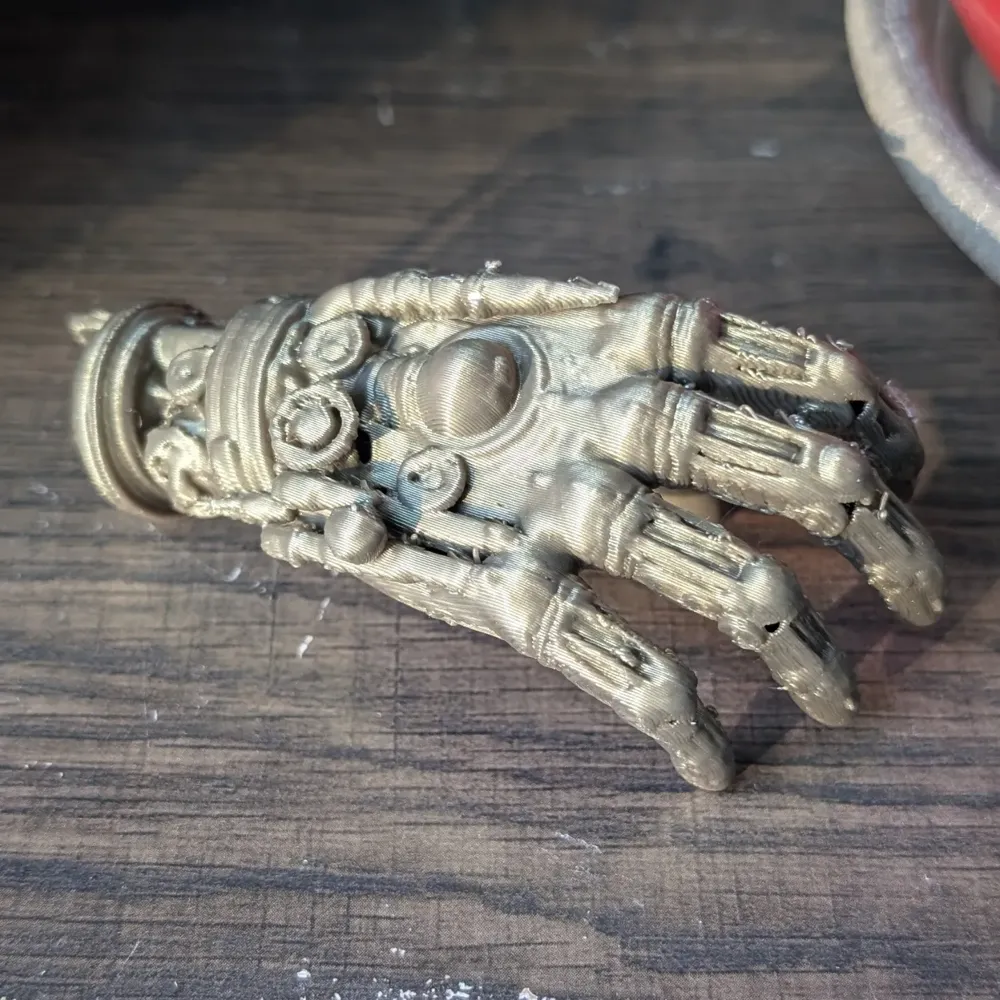 Steampunk hand artifact - Free 3D Print Model - MakerWorld