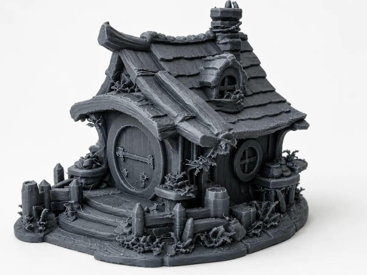 Fantasy Cottage - Free 3D Print Model - MakerWorld