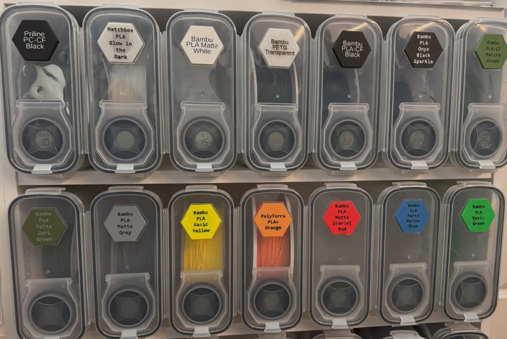 Customizable Dry box Filament Label by rai MakerWorld: Download Free 3D ...