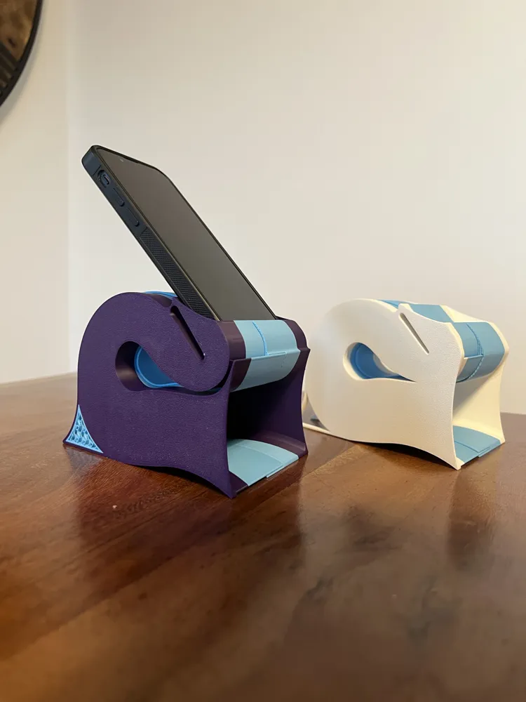 passive Phone speaker V3 - flat & adjustable - Free 3D Print Model ...