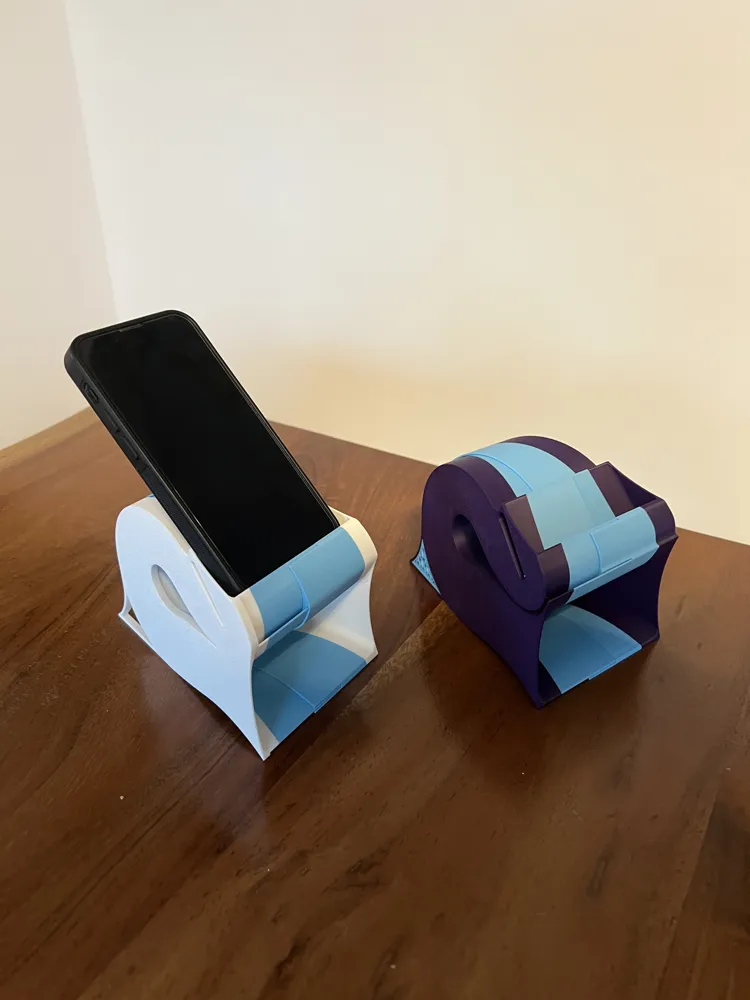passive Phone speaker V3 - flat & adjustable - Free 3D Print Model ...