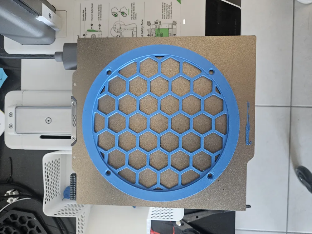 Woofer honeycomb grill protection 6.5in or 165mm - Free 3D Print Model ...