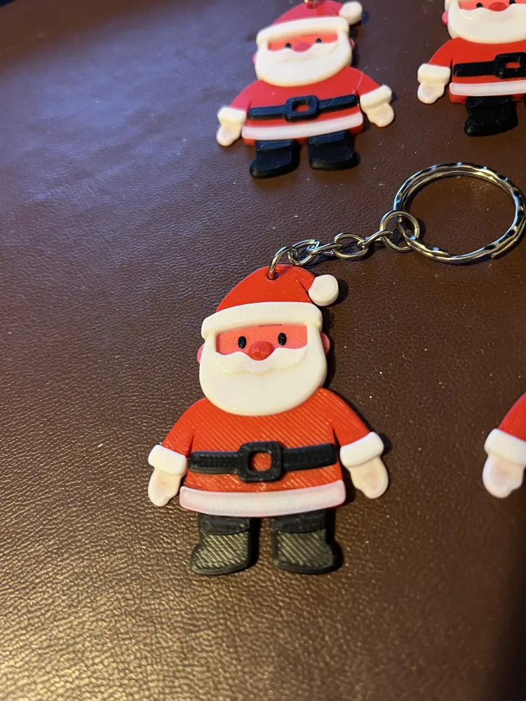 Santa Key Chain by kevr102 MakerWorld: Download Free 3D Models