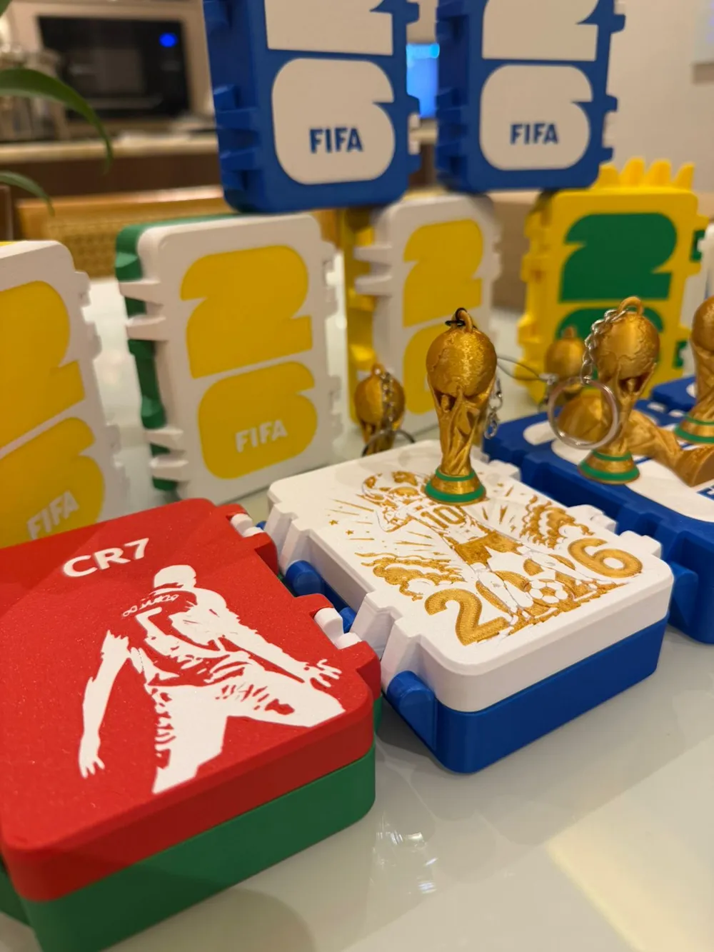CR7 World Cup Sticker Box - Cristiano Ronaldo - Free 3D Print Model ...