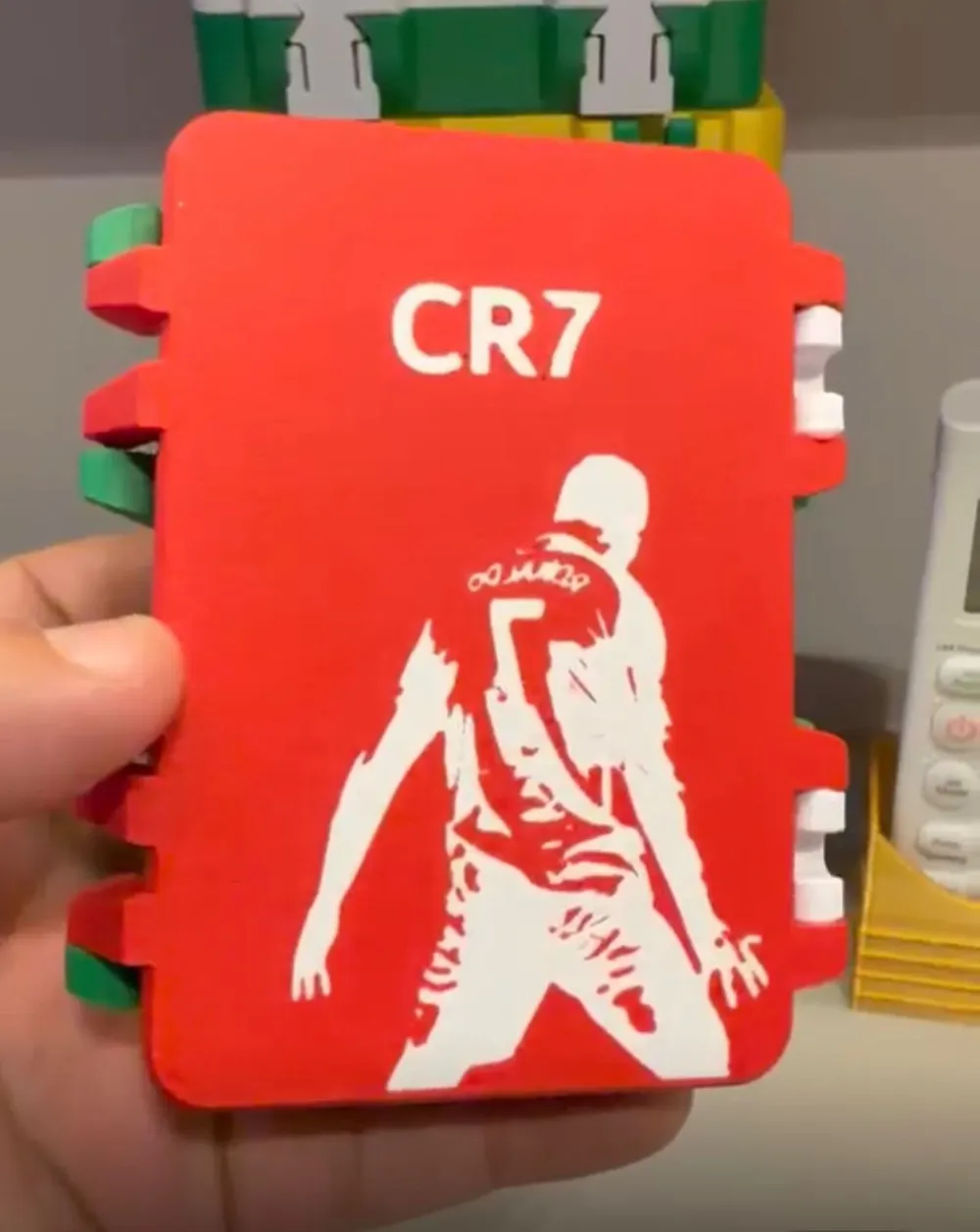 CR7 World Cup Sticker Box - Cristiano Ronaldo - Free 3D Print Model ...