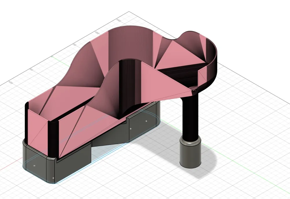 Poop chute Base/Riser for Anti-Vibration Feet Remixed by Marcus Zhang ...