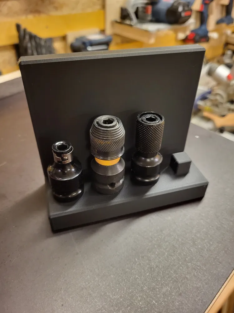 French Cleat Holder for 1/2 inch Bit Sockets by Andi_Arbeit MakerWorld ...