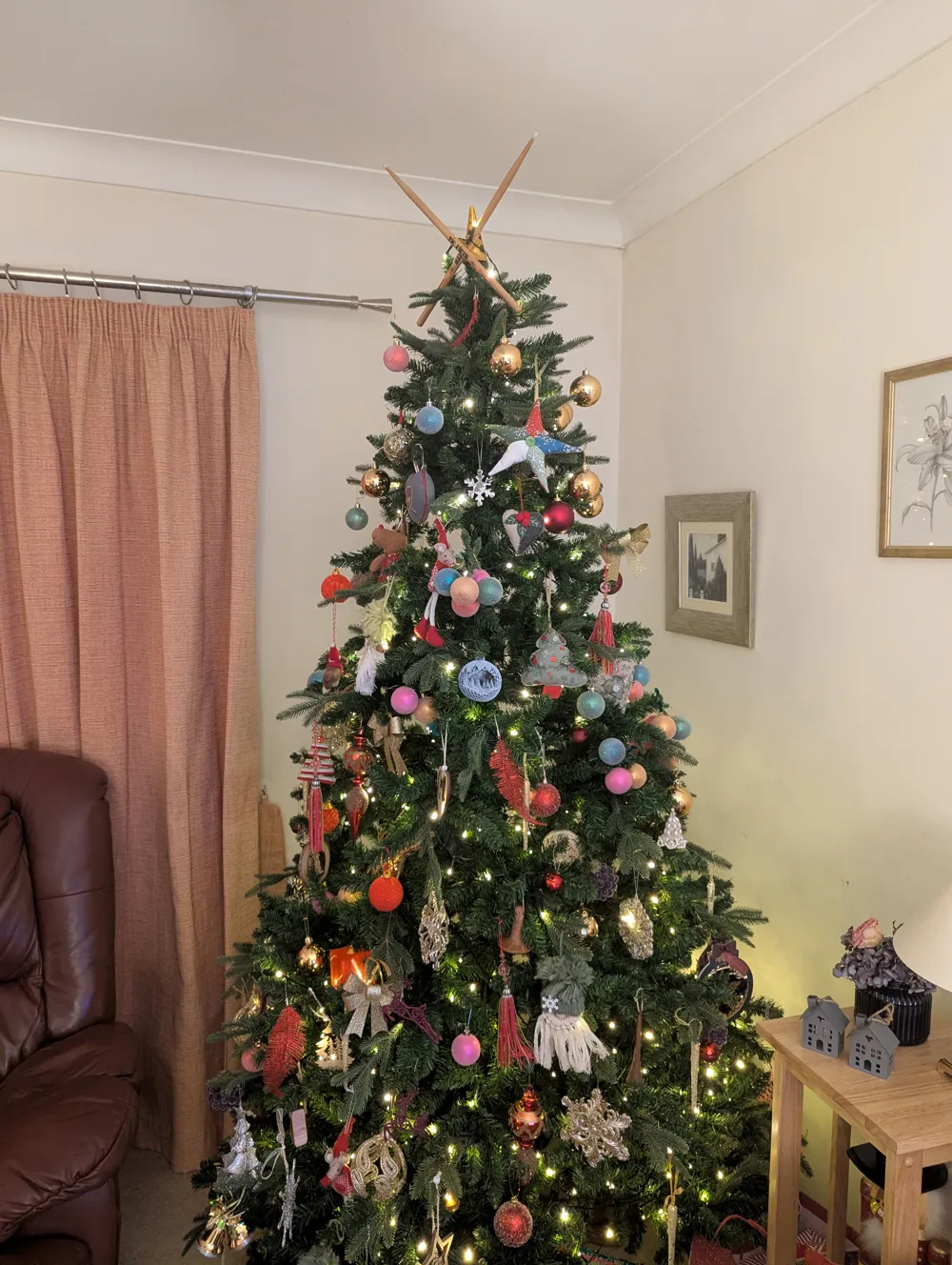 Drumsticks Christmas tree topper - Free 3D Print Model - MakerWorld