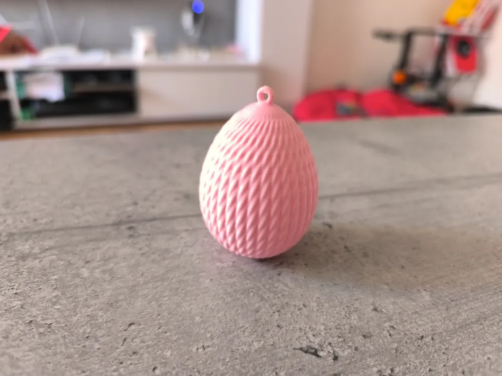 Knitted Easter egg by Frontx MakerWorld: Download Free 3D Models