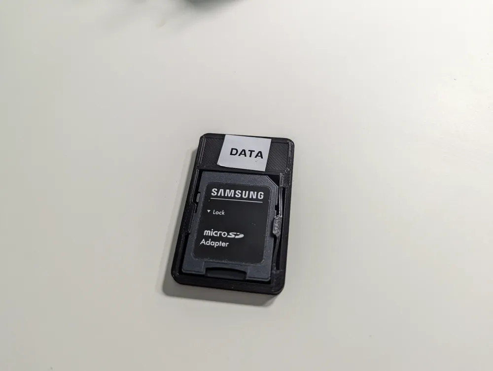 SD Card Case With Label Holder Gridfinity by tsarrrstudio - MakerWorld