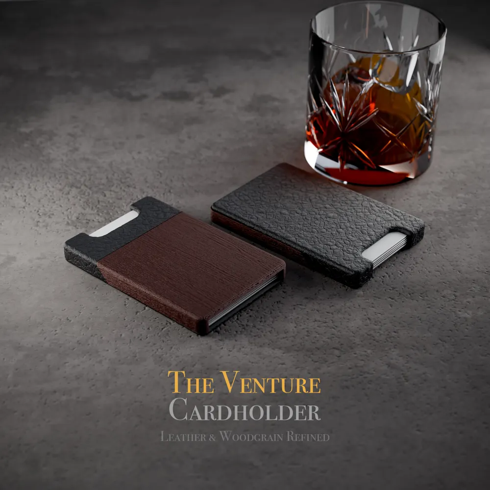 Venture Card holder / Slim Wallet - Free 3D Print Model - MakerWorld