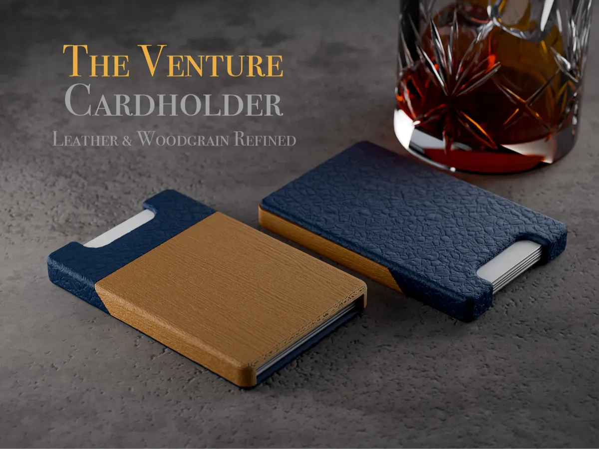 Venture Card holder / Slim Wallet - Free 3D Print Model - MakerWorld