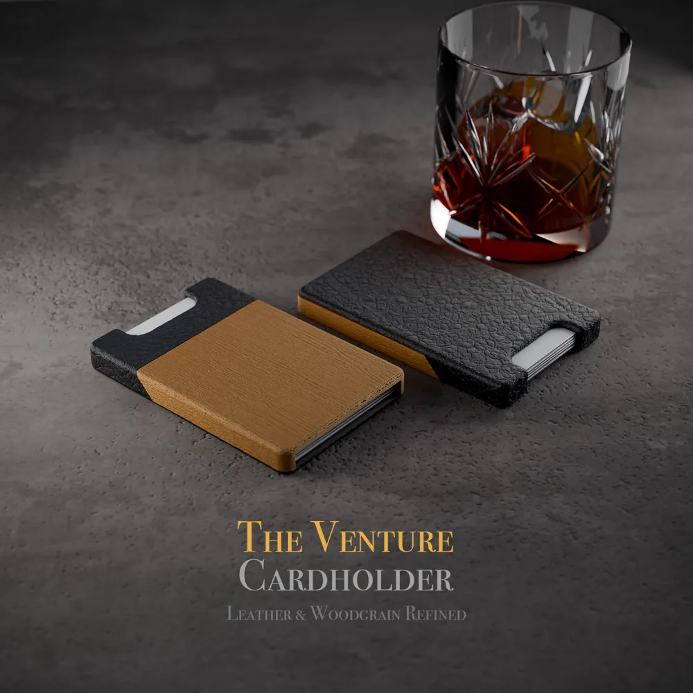 Venture Card holder / Slim Wallet - Free 3D Print Model - MakerWorld