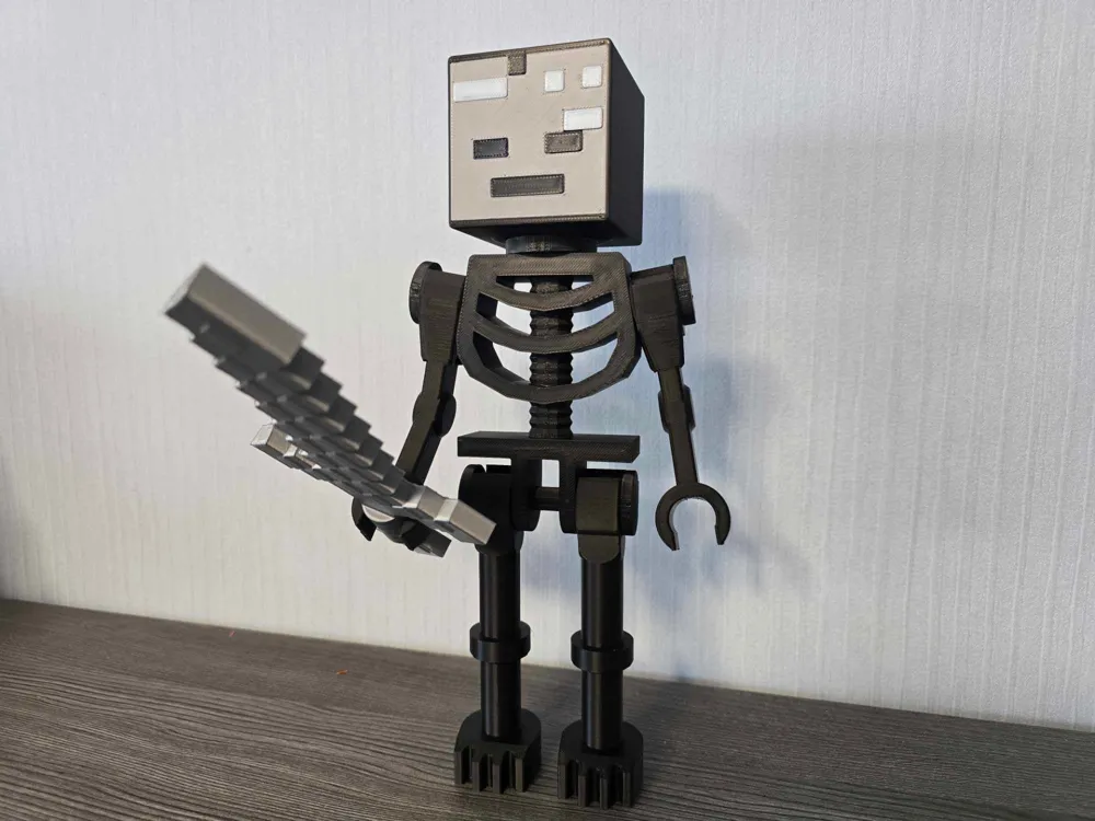 Wither Skeleton - Minecraft * 500% ~ 25cm - Free 3D Print Model ...