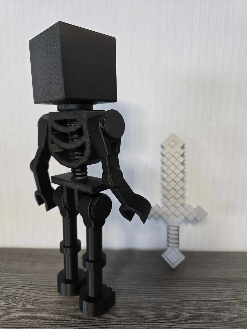 Wither Skeleton - Minecraft * 500% ~ 25cm - Free 3D Print Model ...