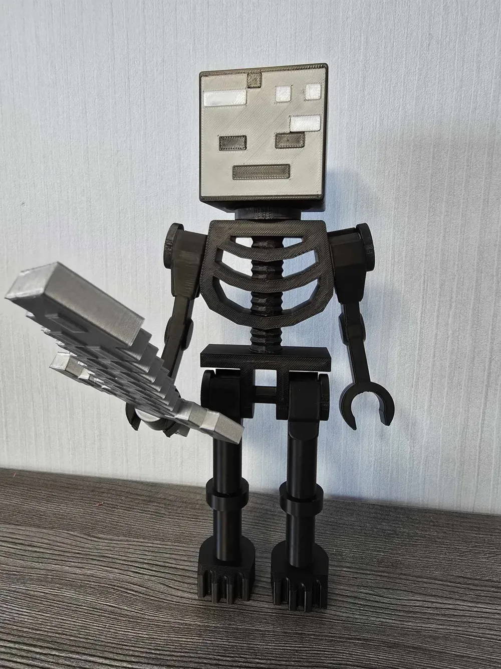 Wither Skeleton - Minecraft * 500% ~ 25cm - Free 3D Print Model ...