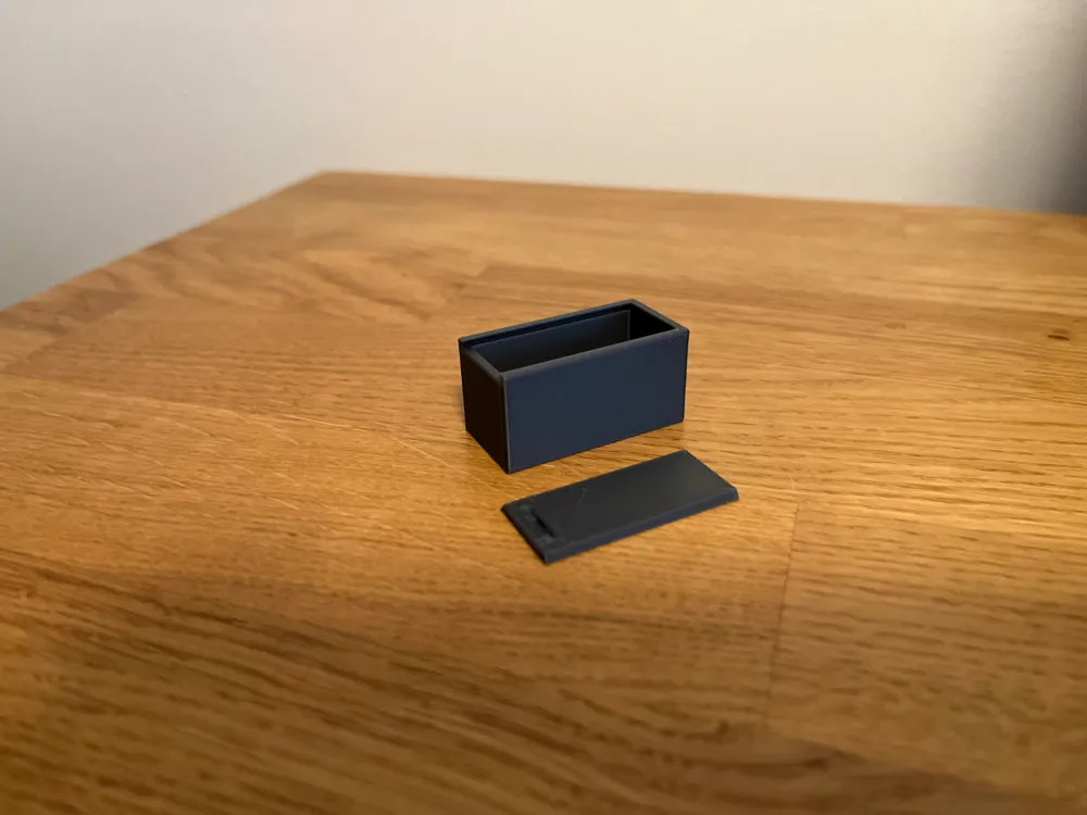 Tiny box with notched sliding lid by chmod_700 MakerWorld: Download ...