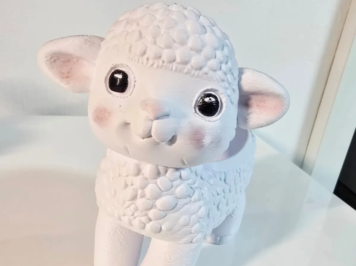 Easter lamb for filling - Free 3D Print Model - MakerWorld