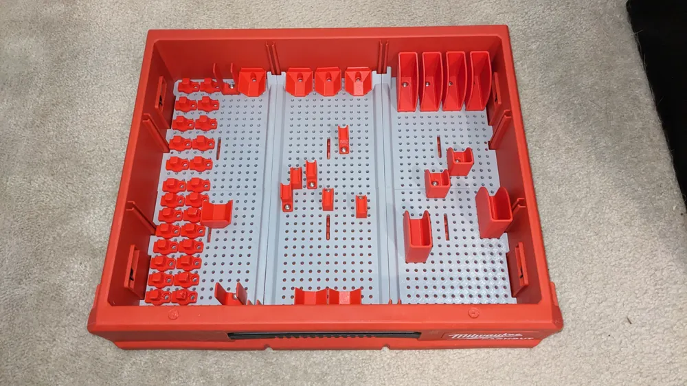 ToolGrid Style Insert For 3 Drawer Packout by CK Designs - MakerWorld