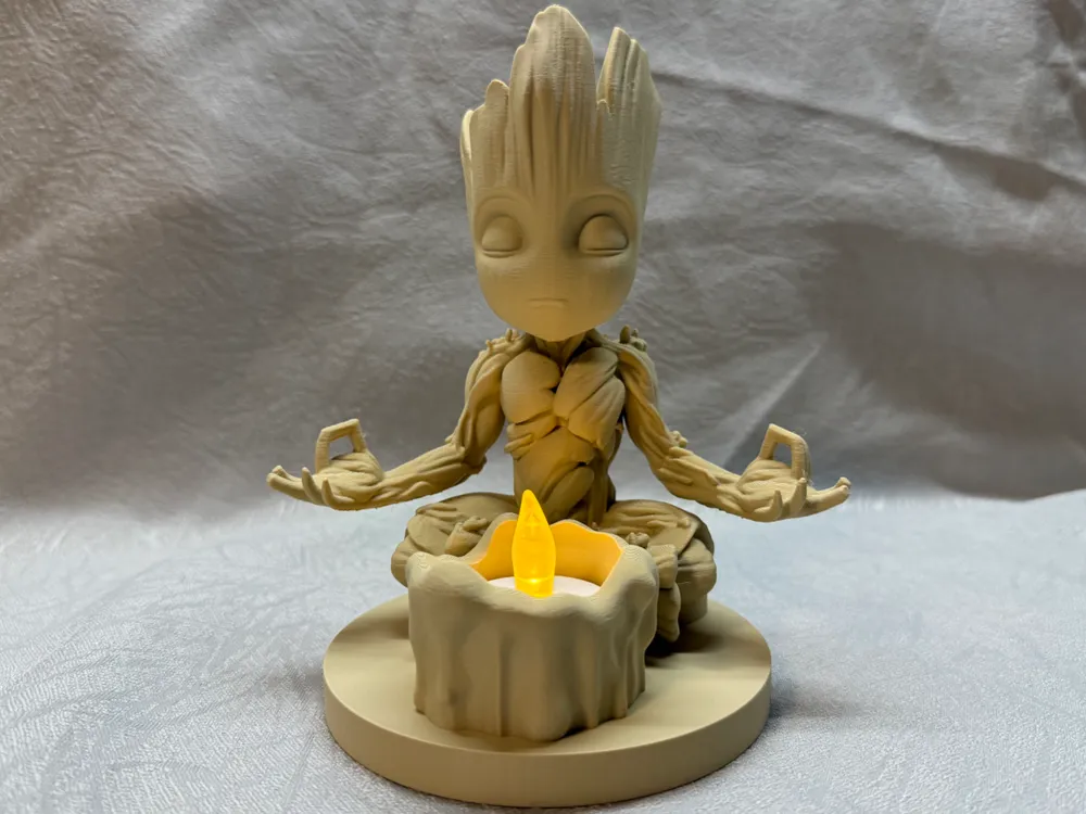 Baby Groot LED Tealight by Hammelwade MakerWorld: Download Free 3D Models