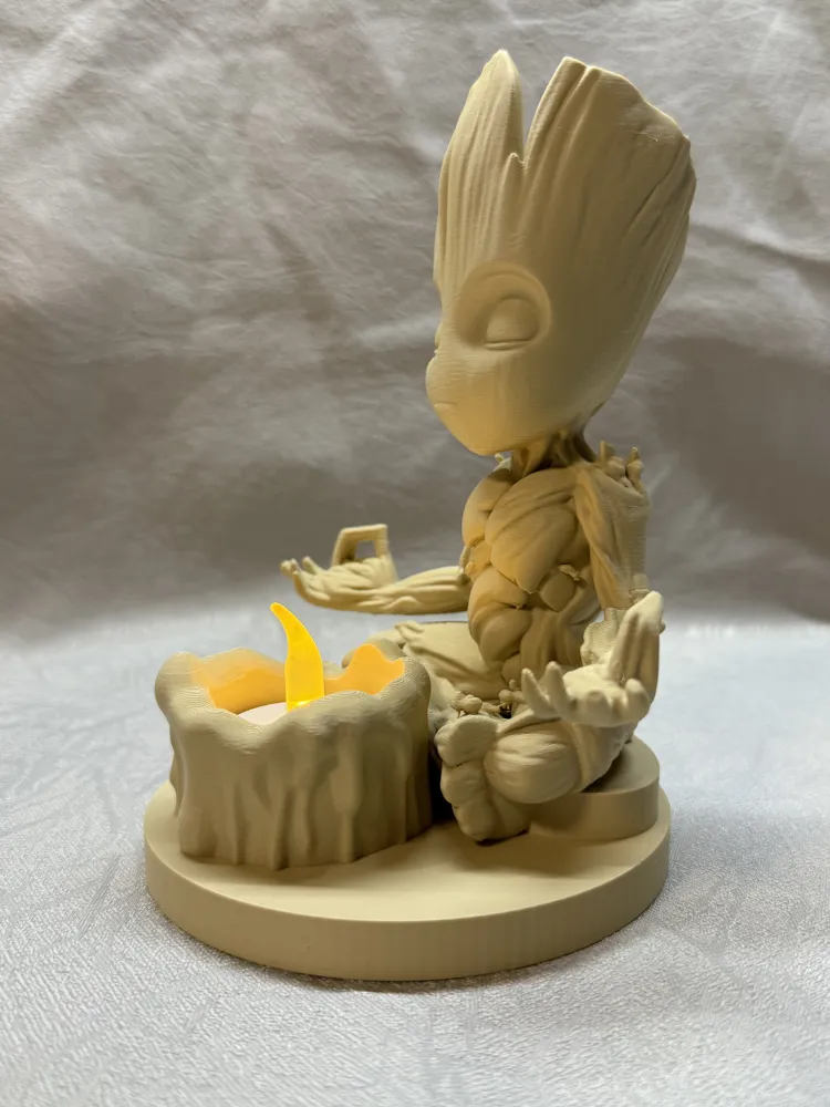 Baby Groot LED Tealight by Hammelwade MakerWorld: Download Free 3D Models
