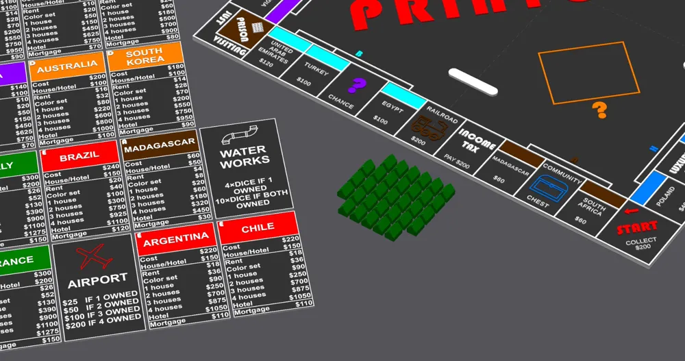 PRINTOPOLY - Monopoly Inspired Board Game by Fabian Olczak MakerWorld ...