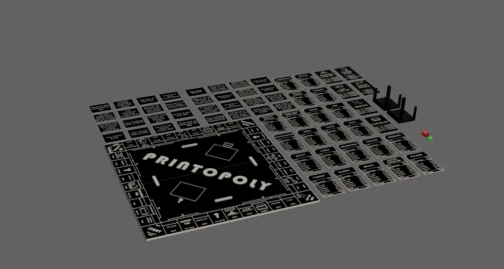 PRINTOPOLY - Monopoly Inspired Board Game by Fabian Olczak MakerWorld ...