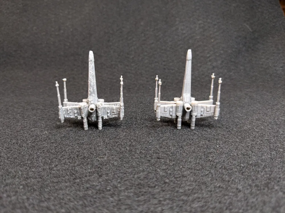 X-Wing - vertical with tree supports - Free 3D Print Model - MakerWorld