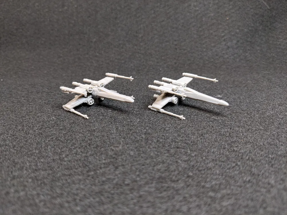X-Wing - vertical with tree supports - Free 3D Print Model - MakerWorld