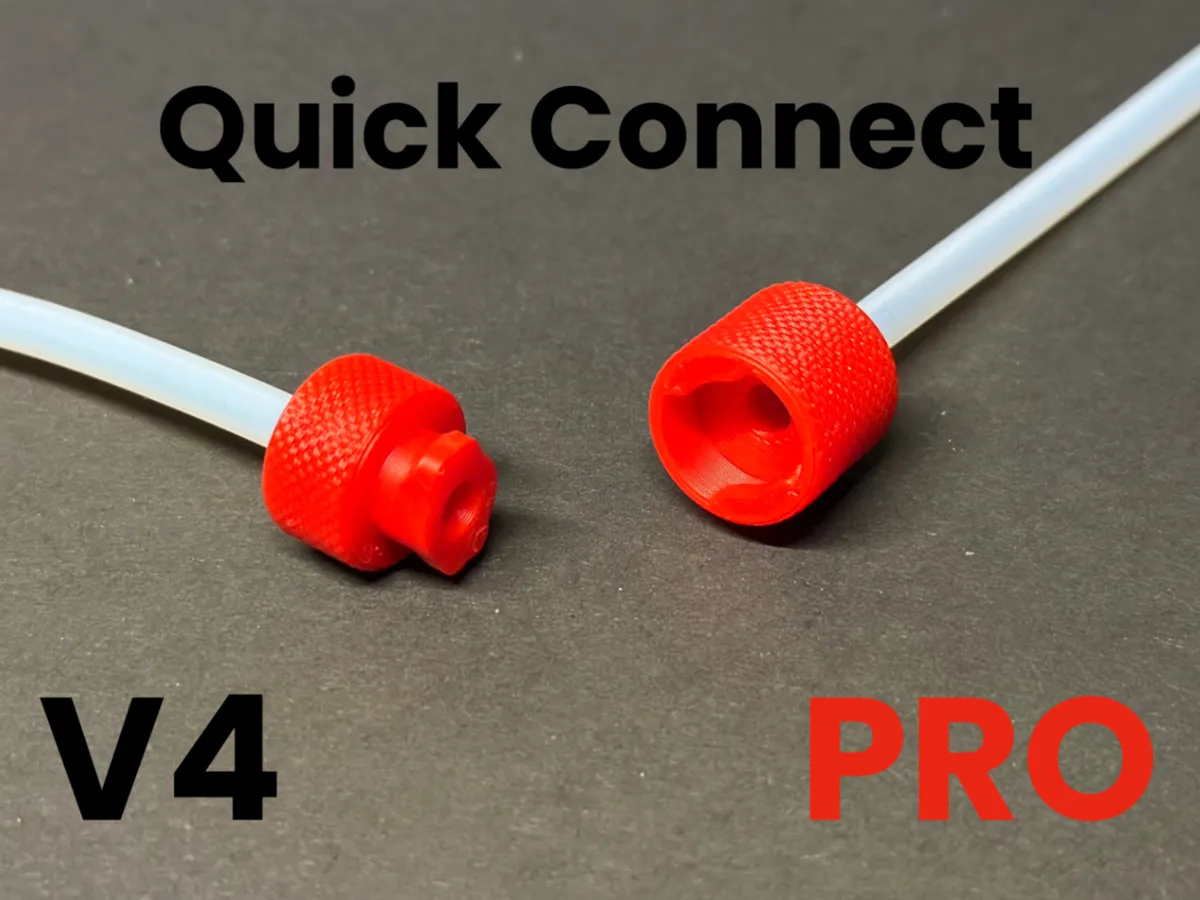 Quick Connect PRO | PTFE Tube Connector - Free 3D Print Model - MakerWorld
