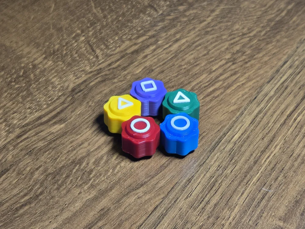 Squid Game 1 Gonggi Set (With Case) - Free 3D Print Model - MakerWorld