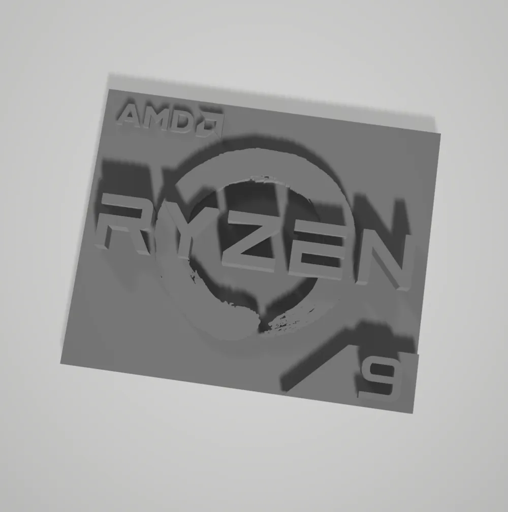 AMD Ryzen 3, 5, 7, 9 Logos (Stickers) by Amal_1079 MakerWorld: Download ...