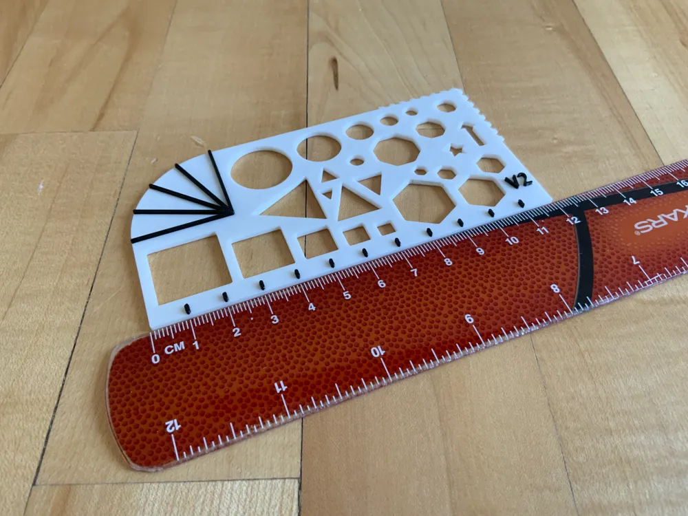 Simple Metric Pocket Stencil V2 - Free 3D Print Model - MakerWorld