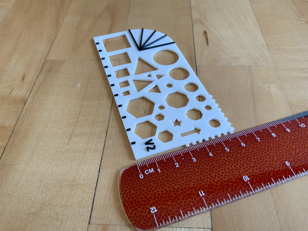 Simple Metric Pocket Stencil V2 - Free 3D Print Model - MakerWorld