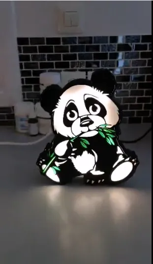 Panda led light lamp by OldSpice3d - MakerWorld