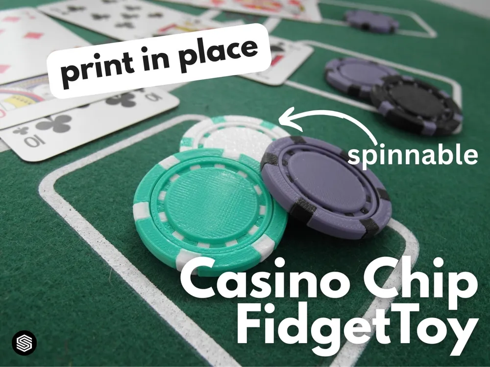 Casino Chip Fidget - Free 3D Print Model - MakerWorld