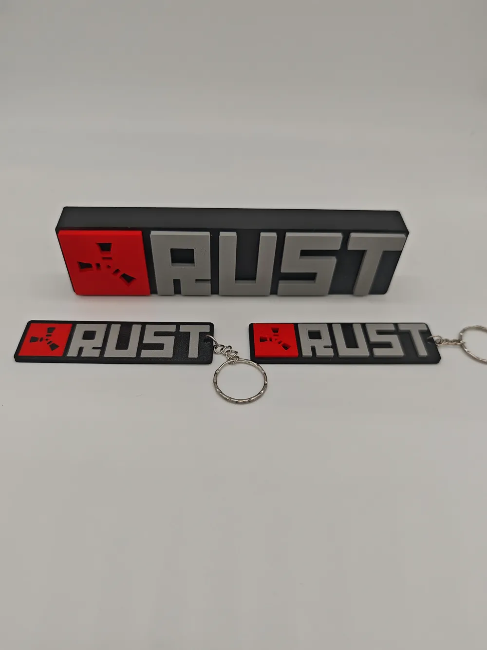 Rust Logo / Sign (NO AMS/AMS) - Free 3D Print Model - MakerWorld